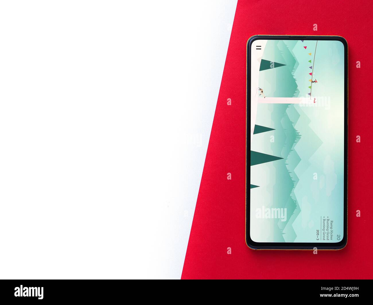 Assam, india - October 11, 2020 : Alto's adventure logo on phone screen ...