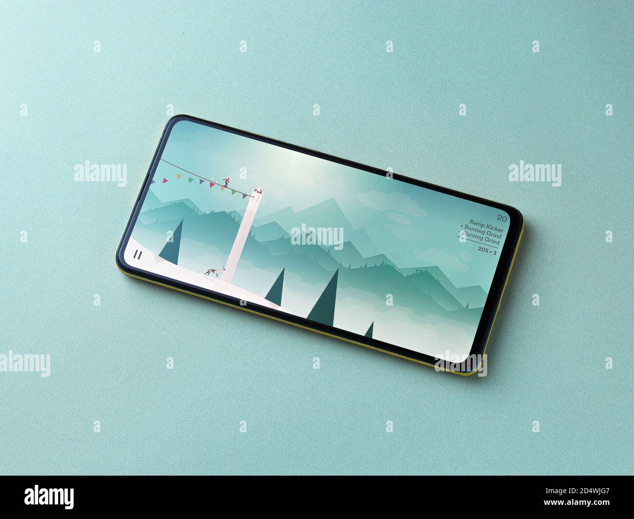 Assam, india - October 11, 2020 : Alto's adventure logo on phone screen ...