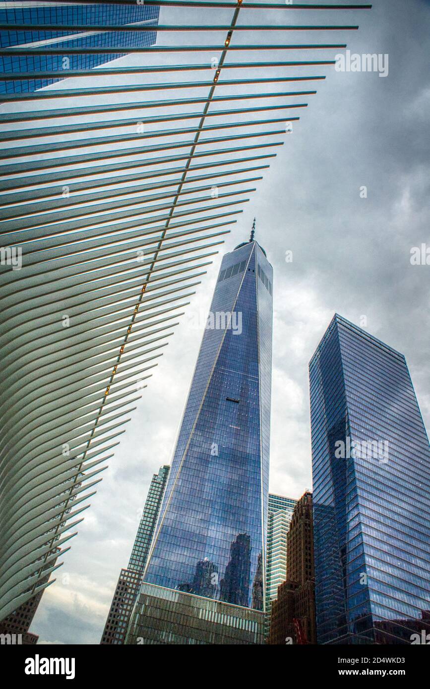 WTC Oculus interior.and exterior Stock Photo - Alamy