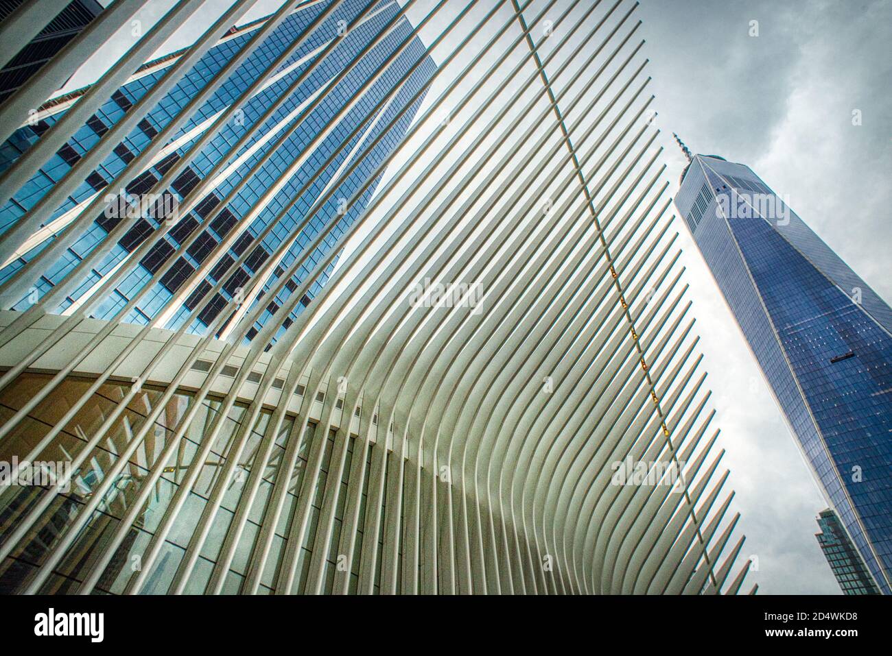 WTC Oculus interior.and exterior Stock Photo - Alamy
