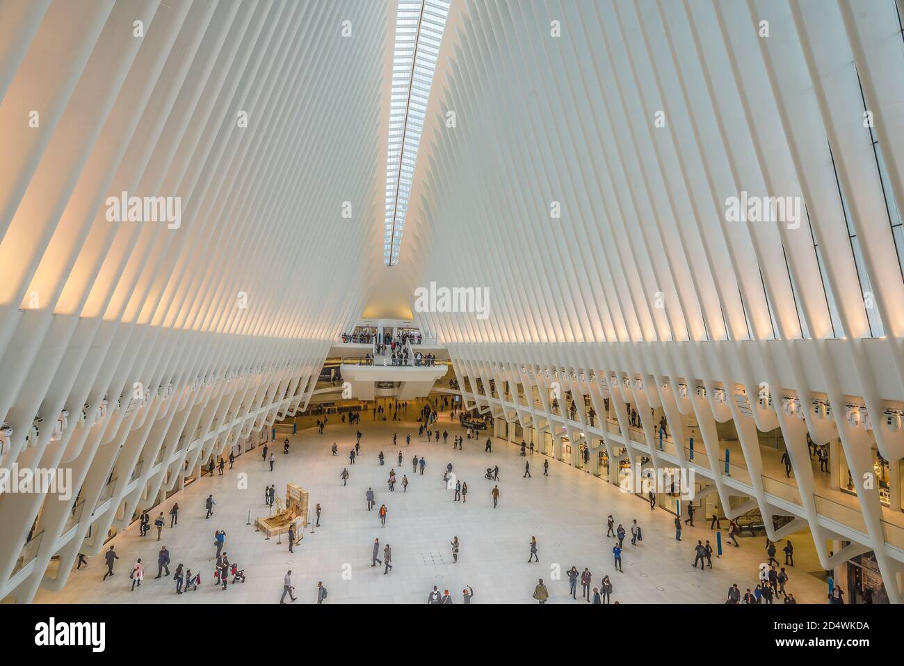 WTC Oculus interior.and exterior Stock Photo - Alamy