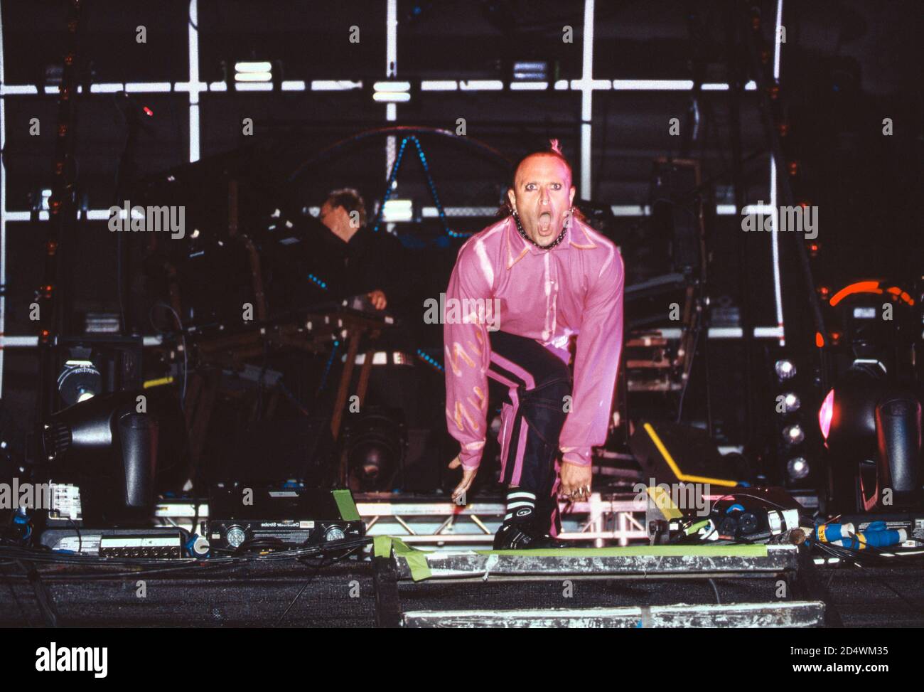 The Prodigy performing at the Reading Festival 2002 Stock Photo - Alamy
