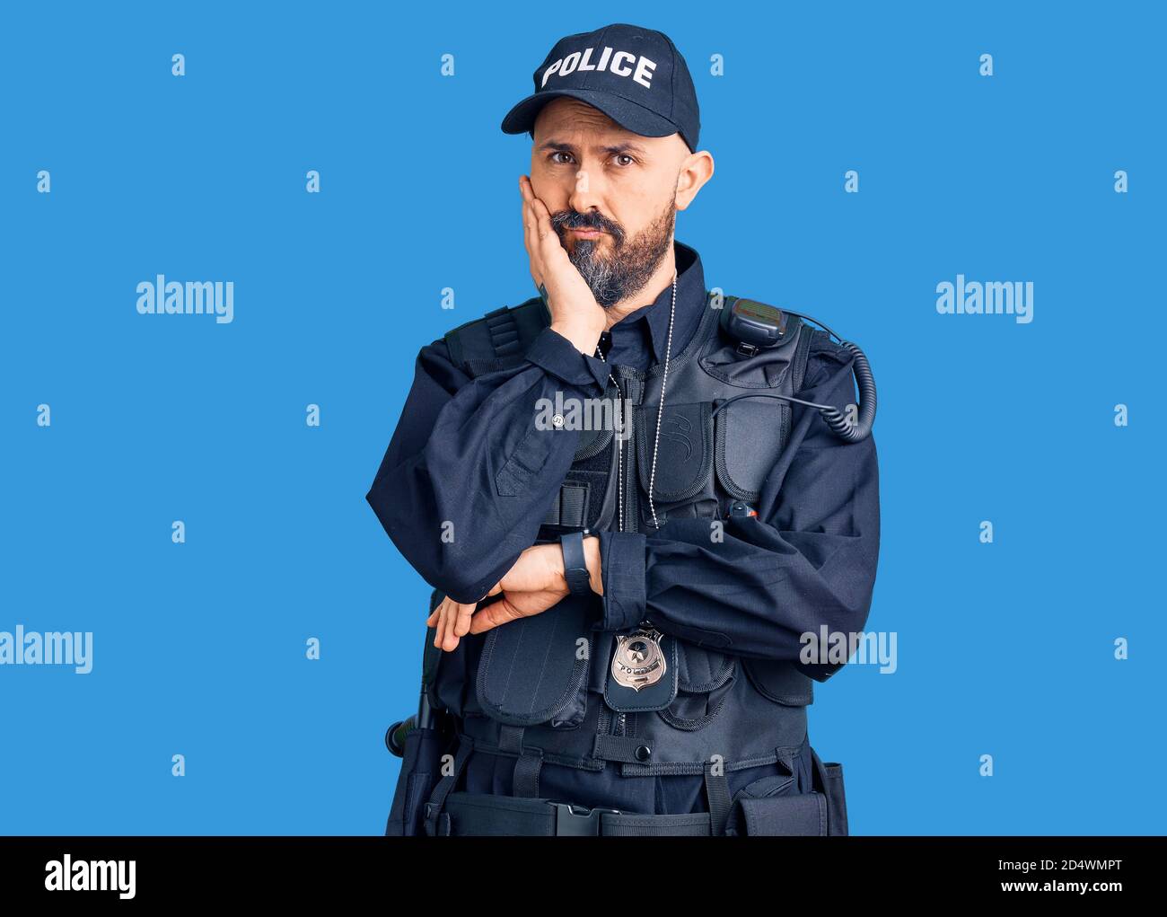 Bored policeman hi-res stock photography and images - Alamy