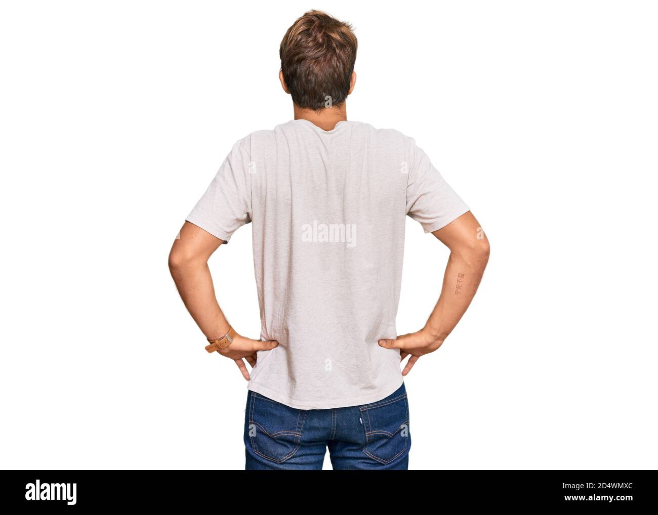 Guy Standing Backwards