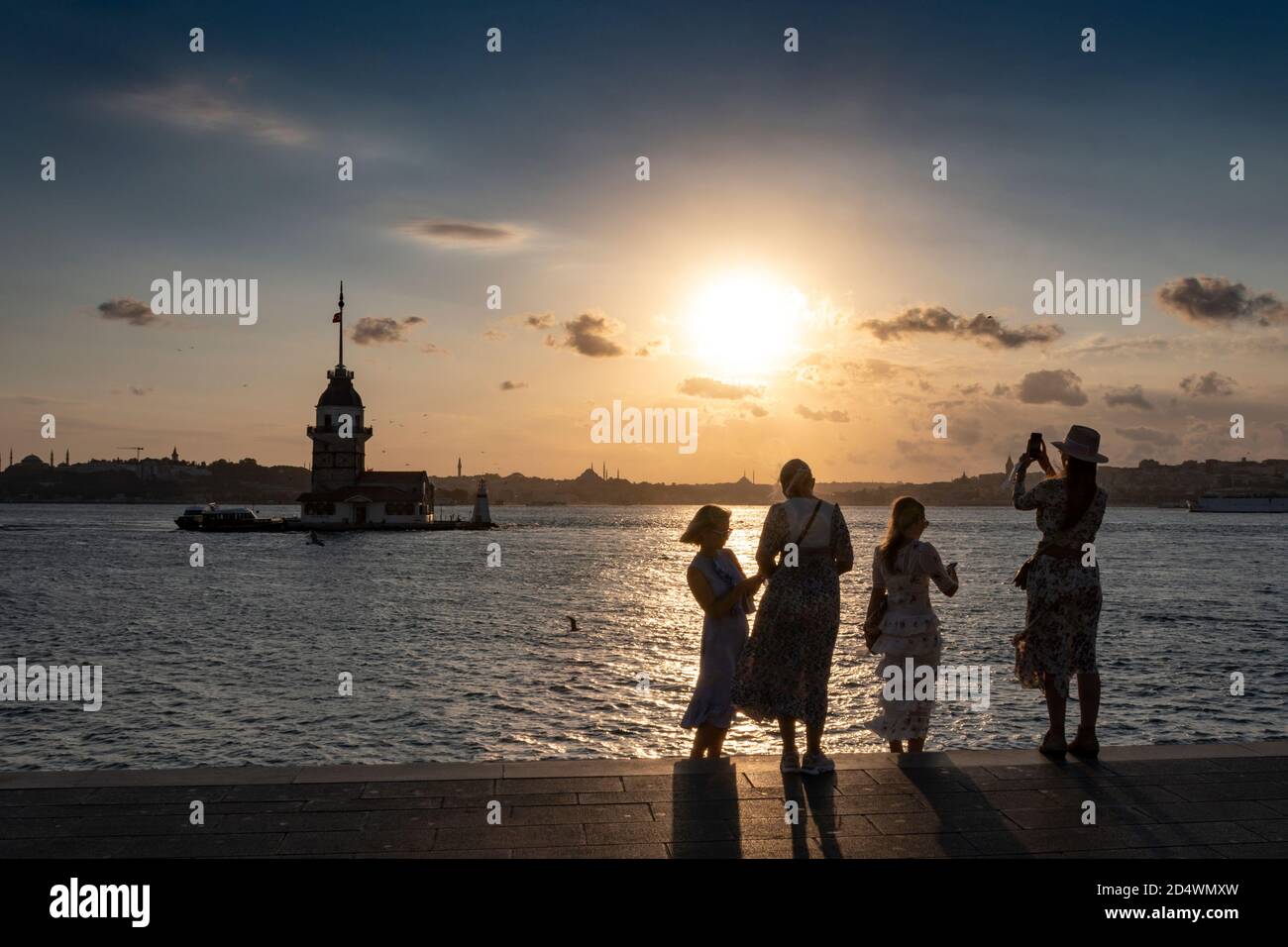 Sunset in Istanbul, Turkey Stock Photo - Alamy