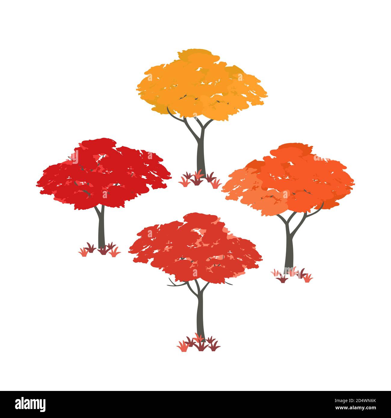 Autumnal environment Stock Vector Images - Alamy