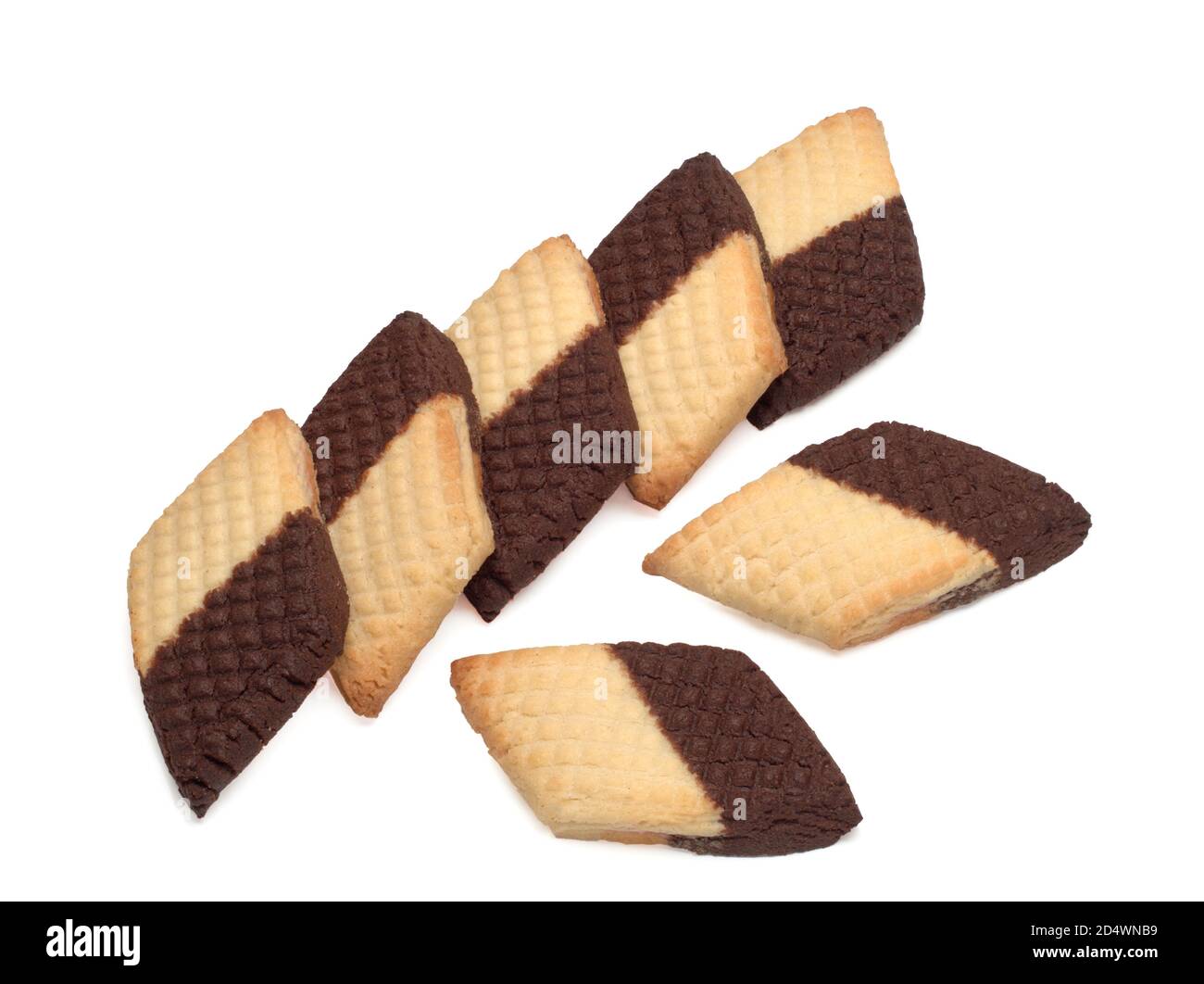 Seven sandy cookies isolated on the white Stock Photo - Alamy