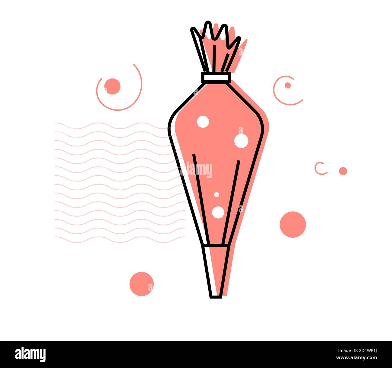 Piping bag vector vectors hi-res stock photography and images - Alamy