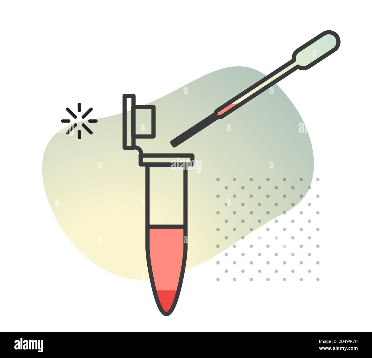Sample - PCR Testing - Illustration as EPS 10 File Stock Vector Image ...