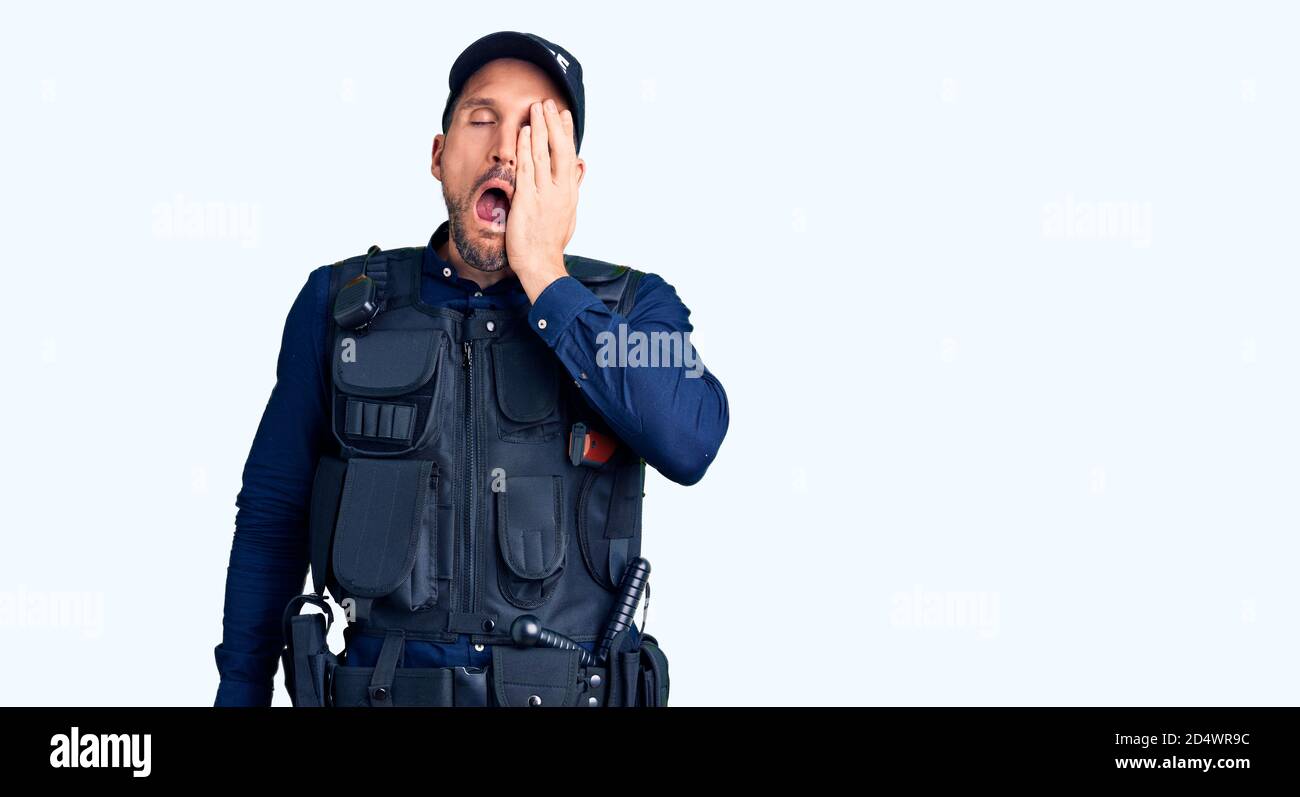 Bored policeman hi-res stock photography and images - Alamy
