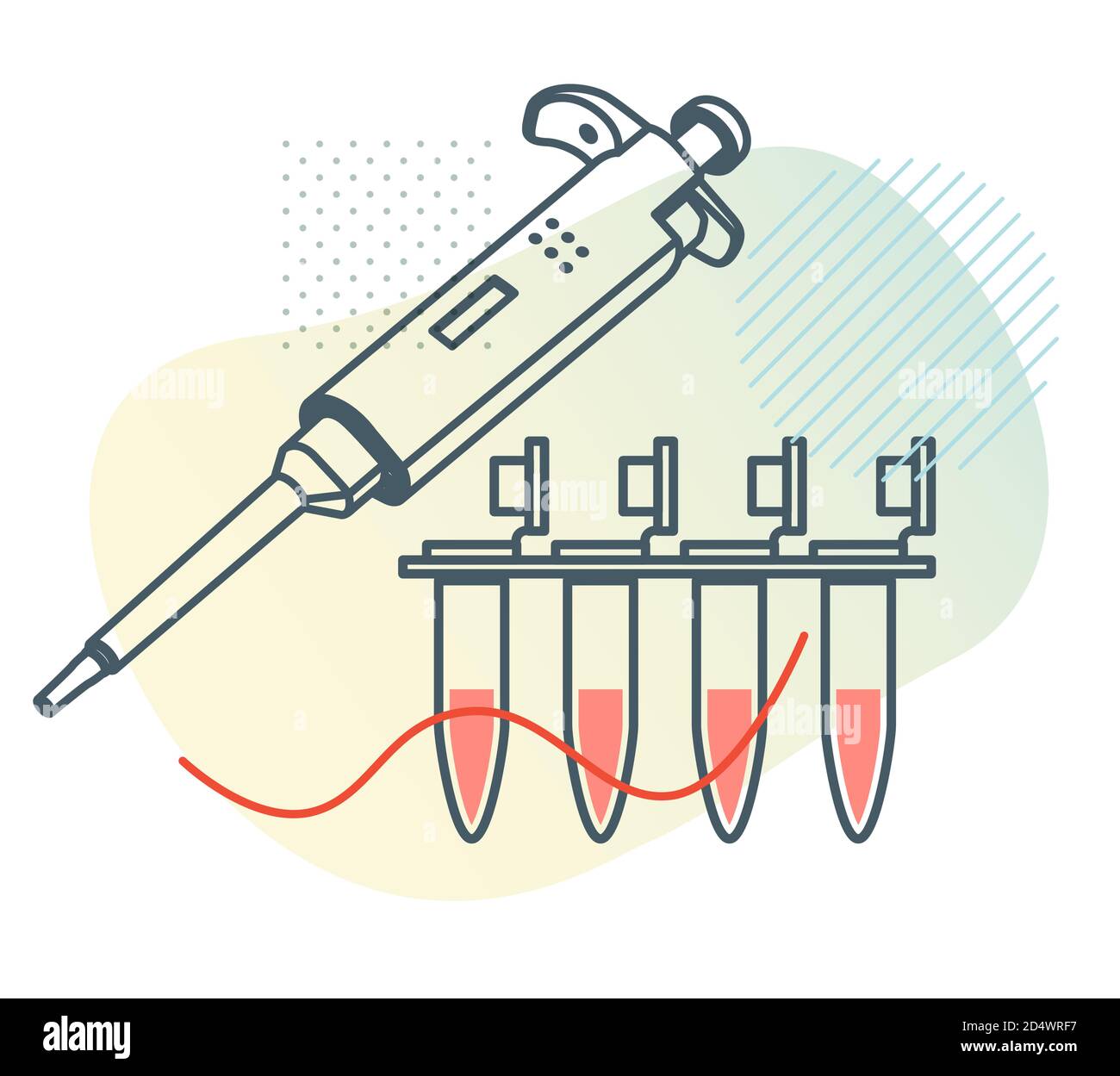 Pcr amplification Stock Vector Images - Alamy