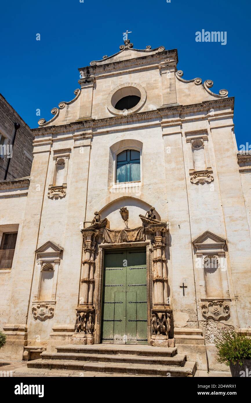 Gravina in Puglia, Italy. The ancient Church of Purgatory (S. Maria del ...