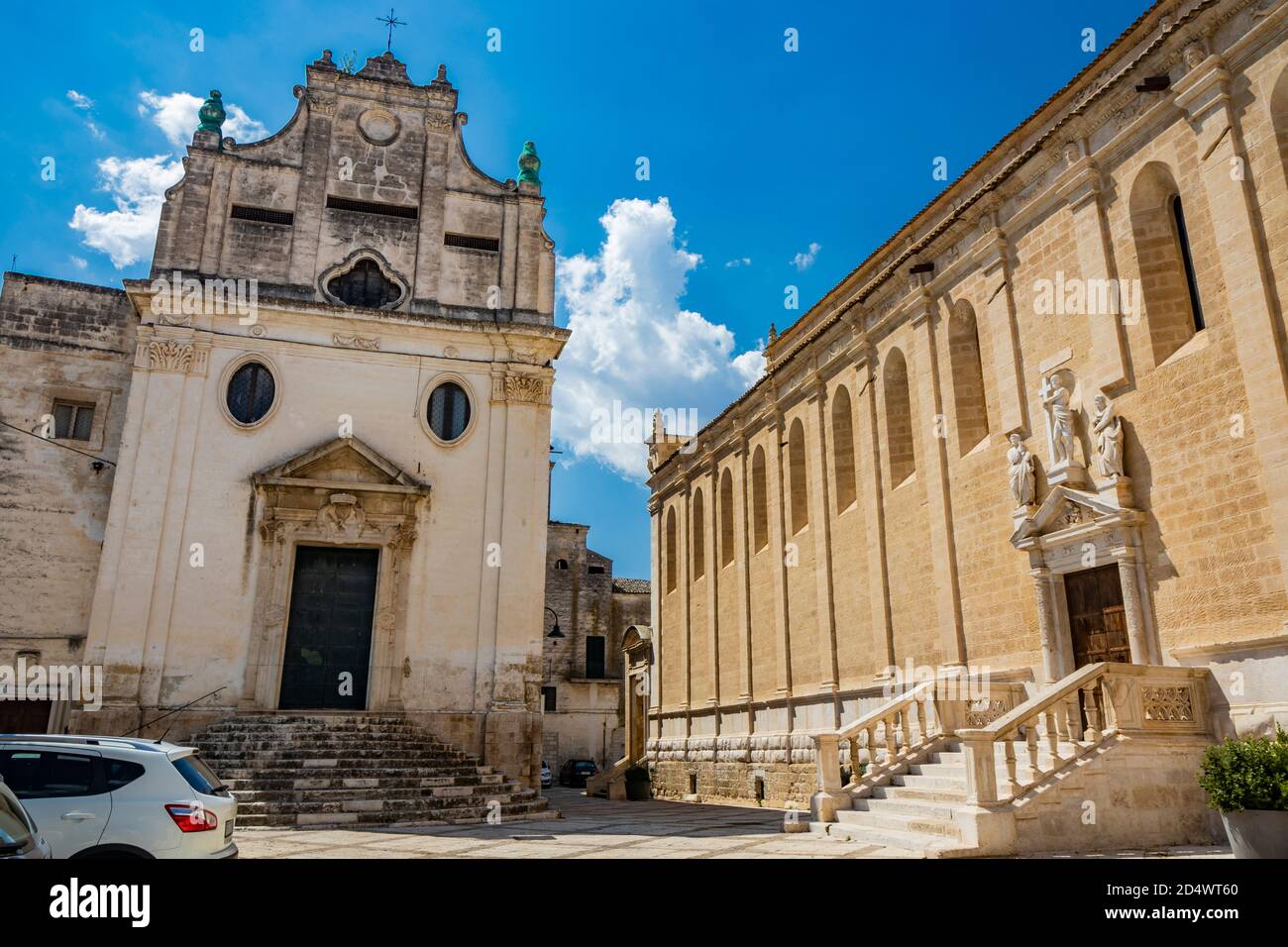 Gravina in Puglia, Italy. The main square of the ancient city ...