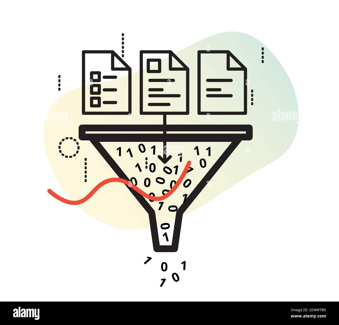 Data Analytics - Data Collection - Icon as EPS 10 File Stock Vector ...