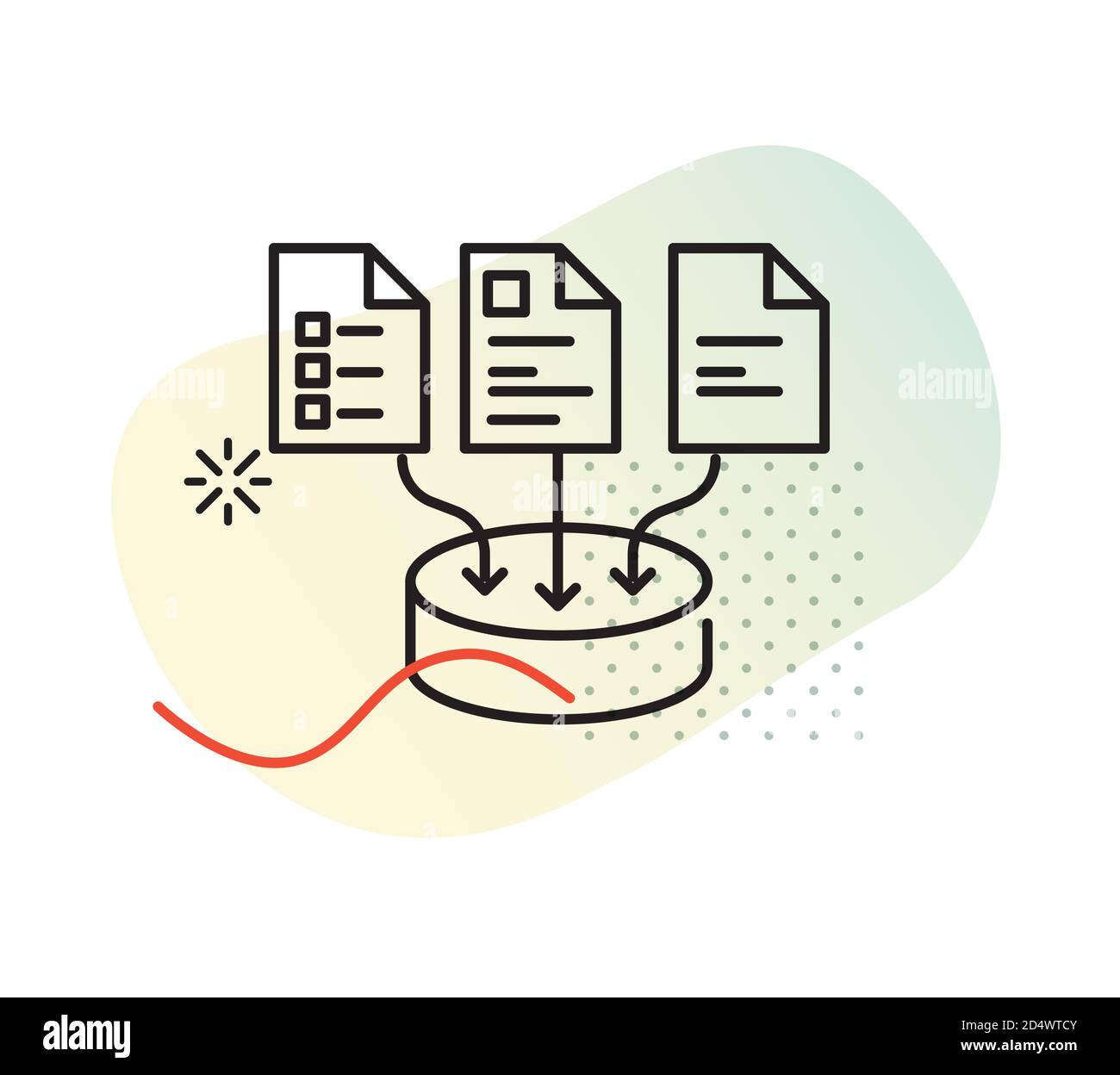 Data Analytics - Data Collection - Icon as EPS 10 File Stock Vector ...