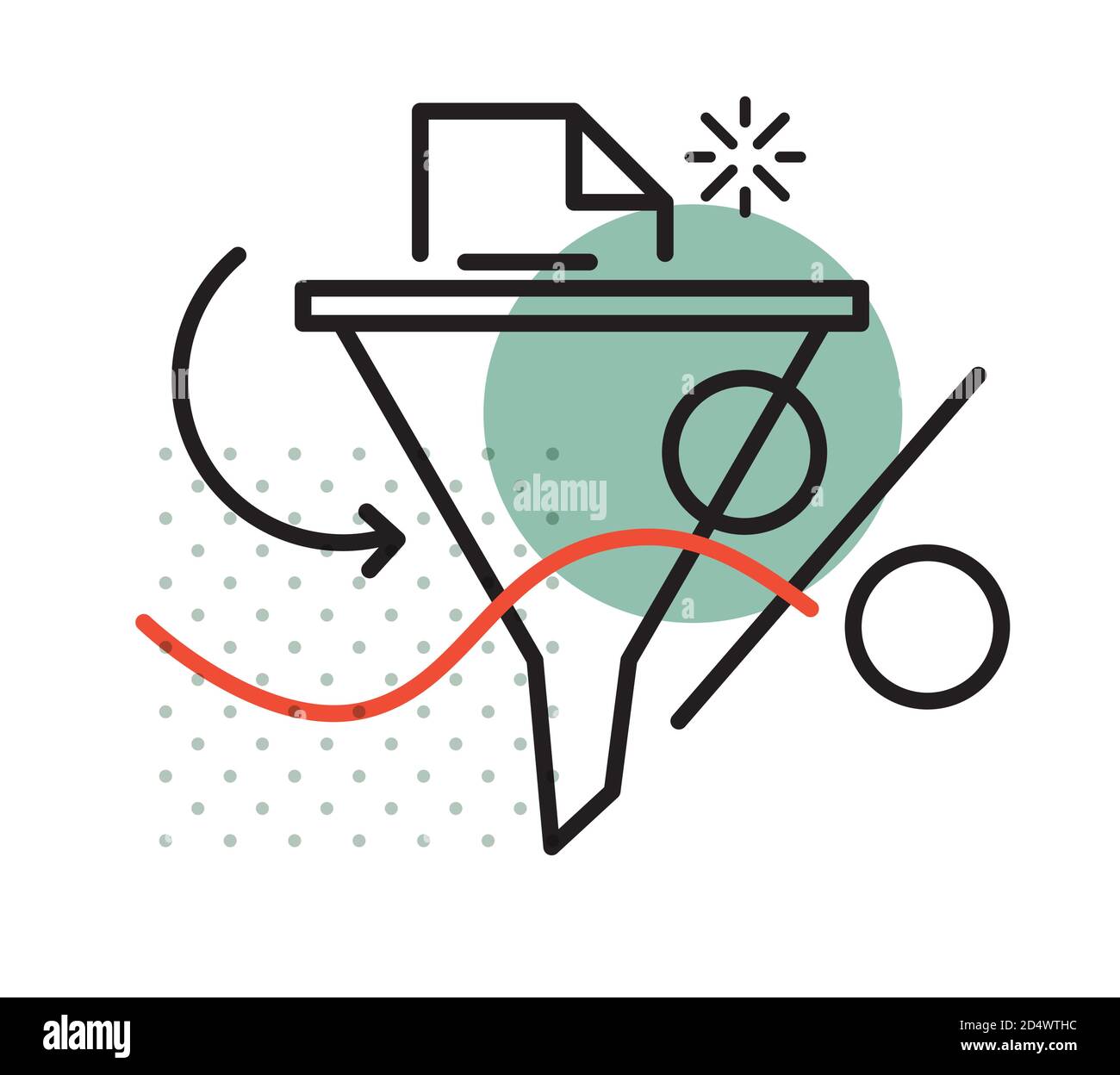 Processing activity Stock Vector Images - Alamy