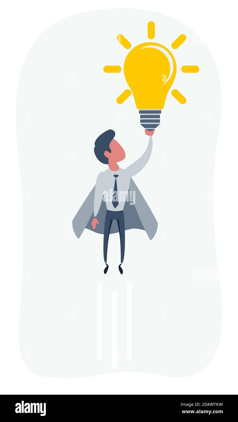 Superhero thinking Stock Vector Images - Alamy