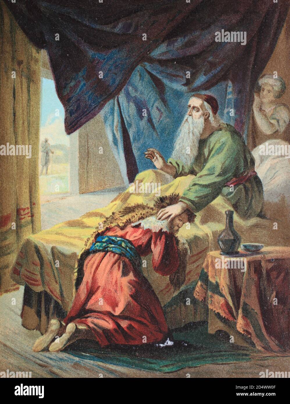 Isaac blesses jacob hi-res stock photography and images - Alamy