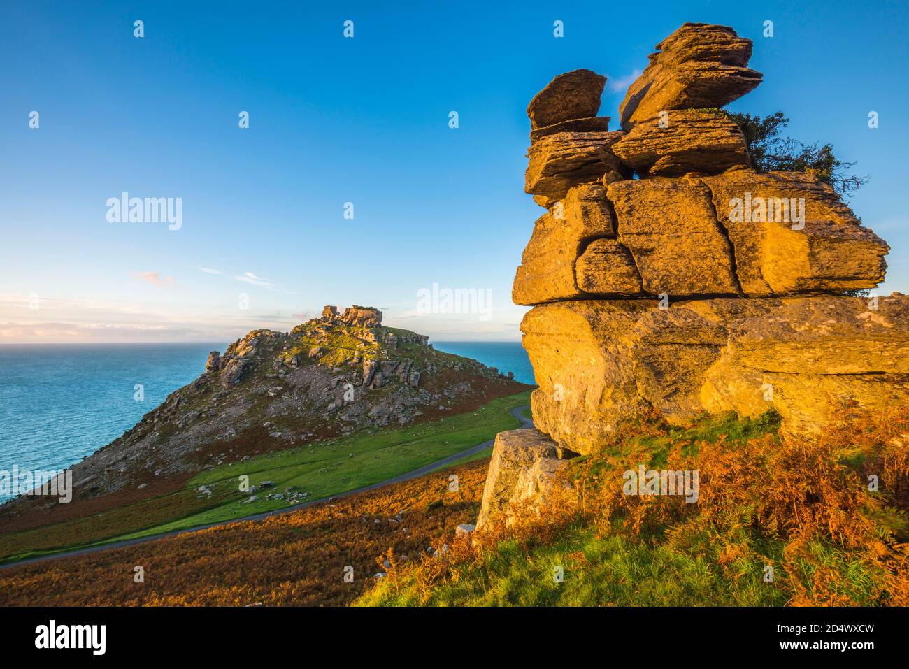 Devon coast autumn walk hi-res stock photography and images - Alamy
