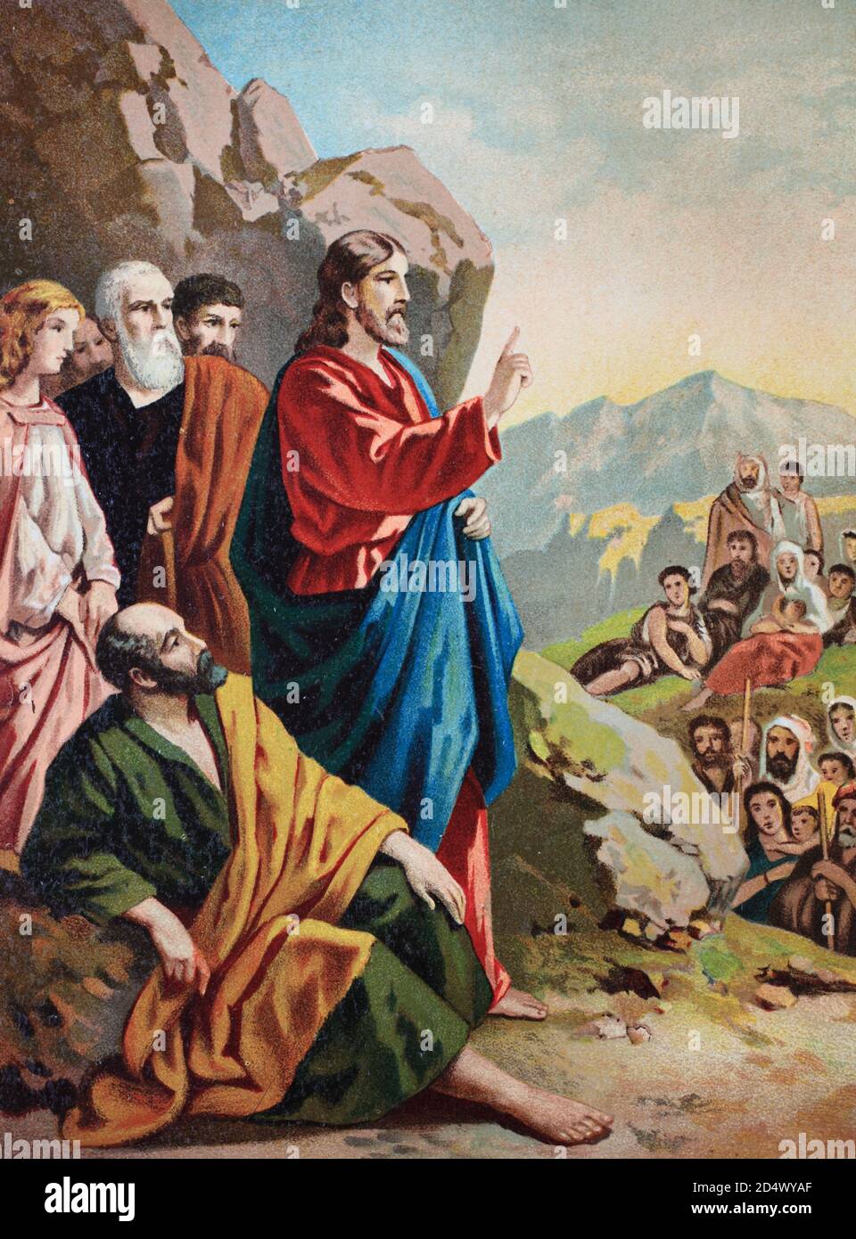 Sermon on the mount hi-res stock photography and images - Alamy