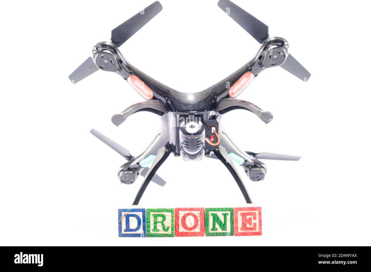 Modern Technology Copter closeup Aircraft Drone Stock Photo - Alamy