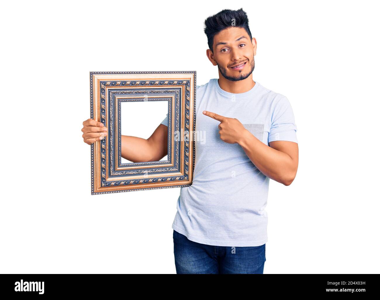 Man holding picture frame hi-res stock photography and images - Alamy
