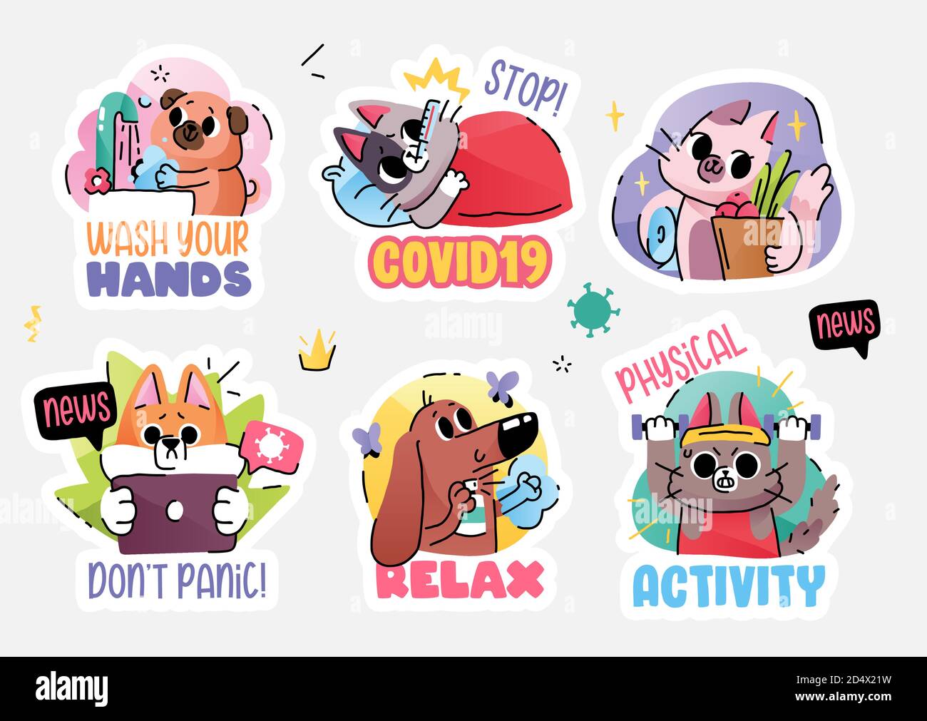 Facebook Messenger Stickers Dog