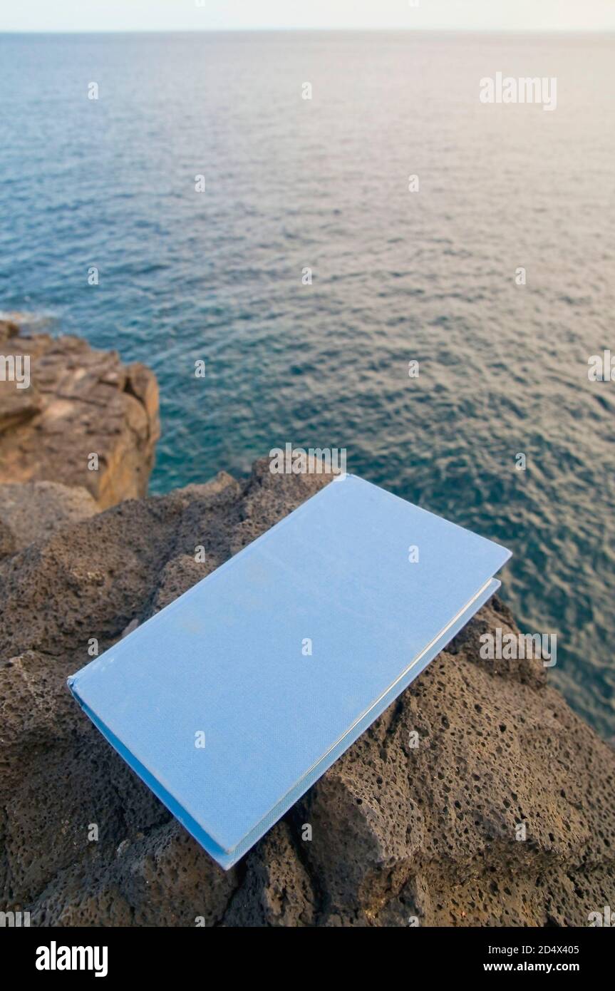 Book and the Atlantic Ocean Stock Photo - Alamy