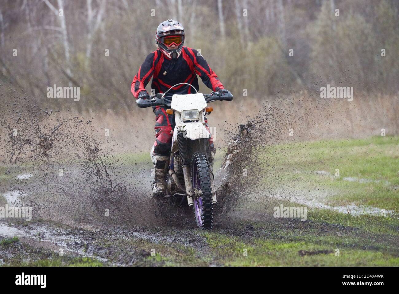 Rural motorcyclist hi-res stock photography and images - Alamy