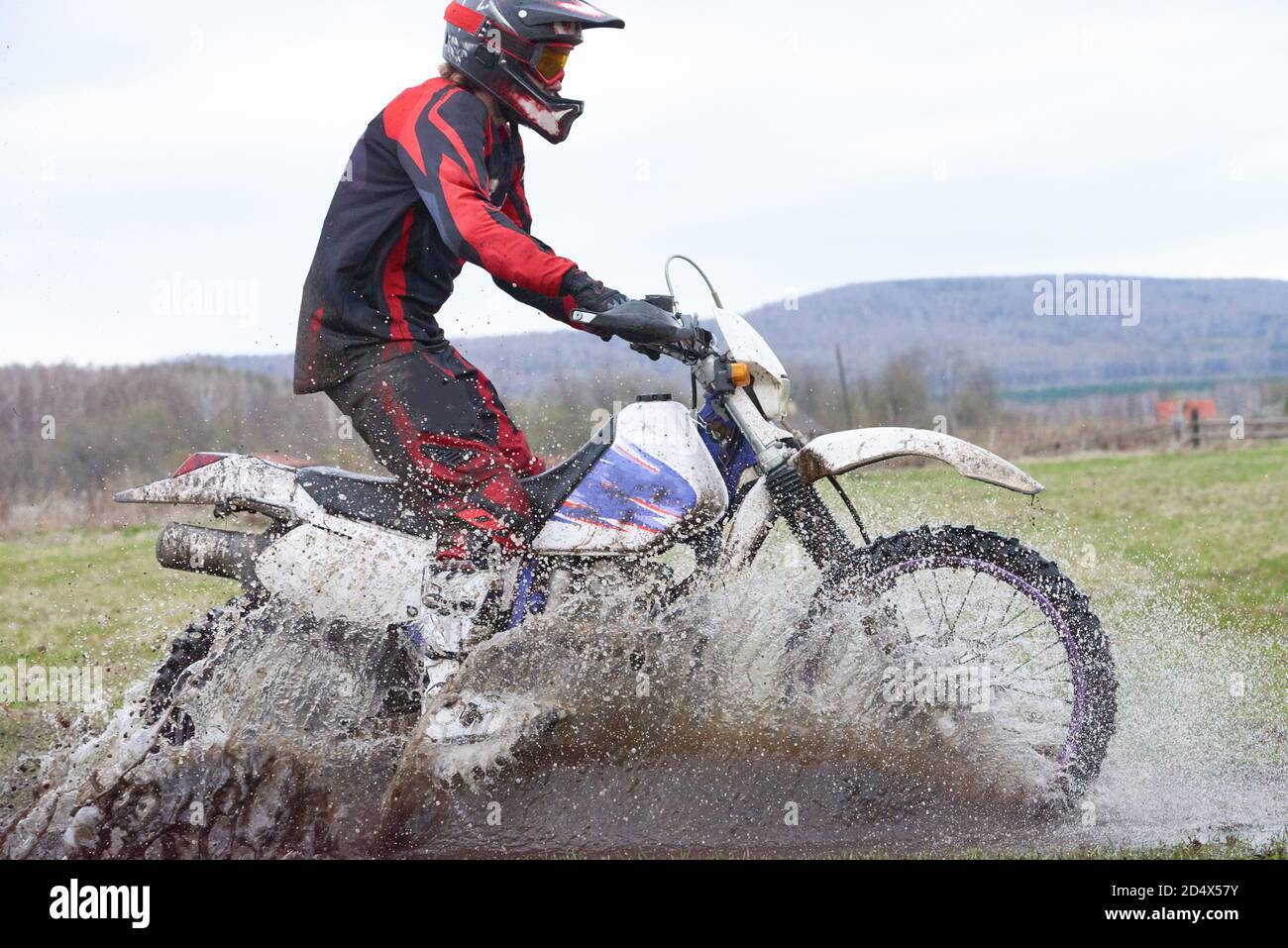 Extreme racing in rural area Stock Photo - Alamy