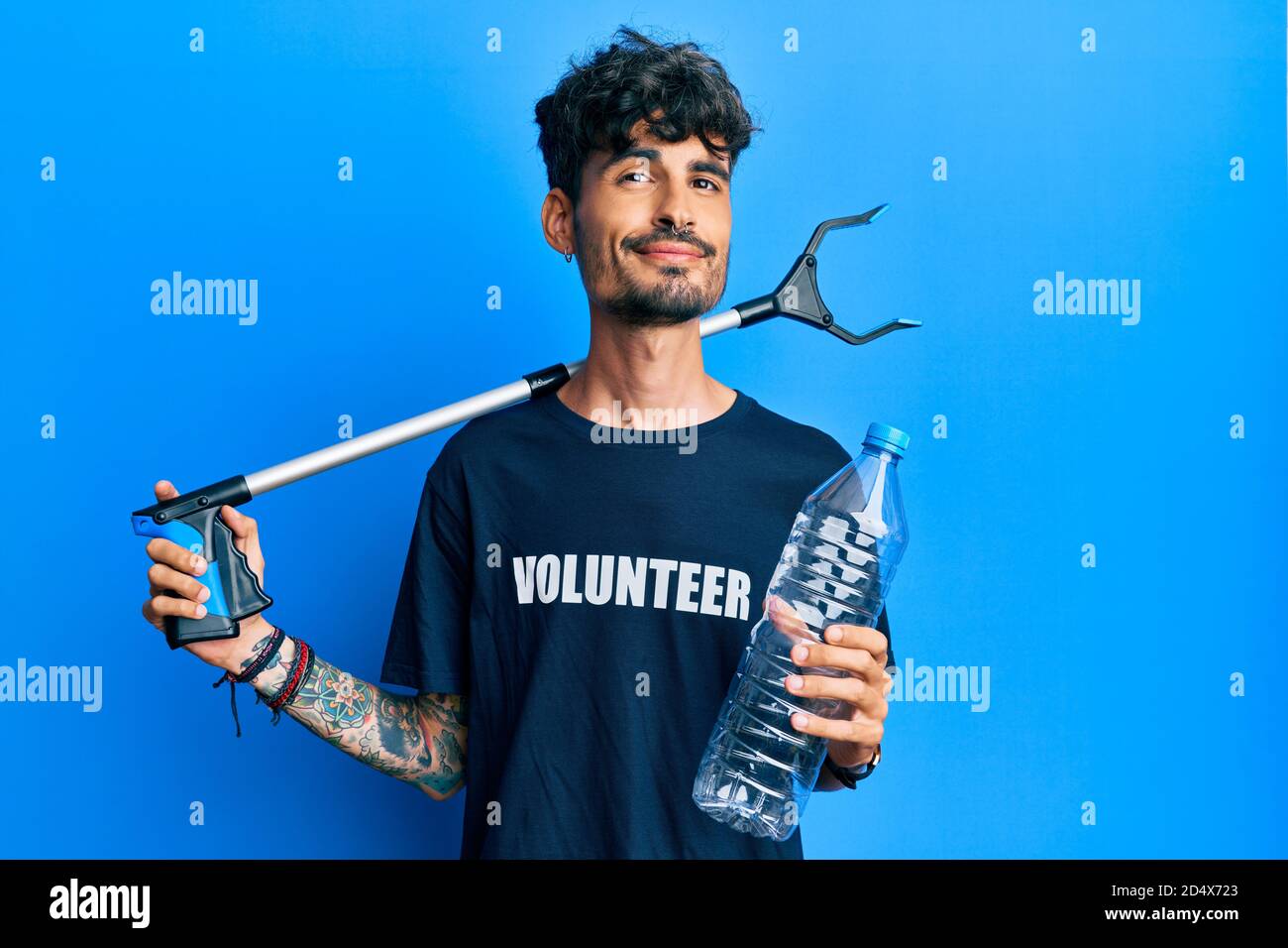 Male litter picker hi-res stock photography and images - Alamy