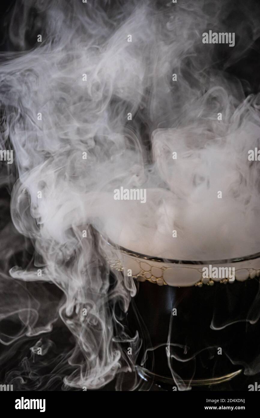 Dry Ice With Cool Glasses