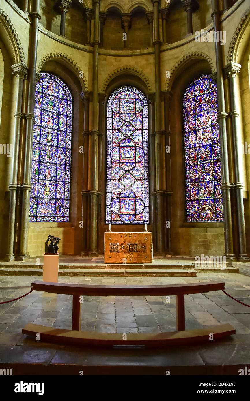 Canterbury Cathedral, England, is the cathedral of the Archbishop of ...