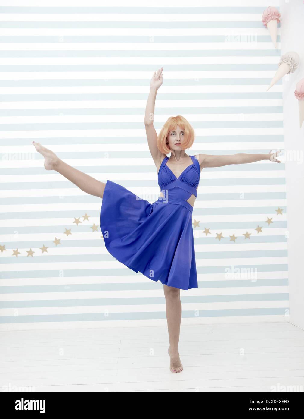 dance studio for everyone. crazy woman in dance studio. crazy girl ...