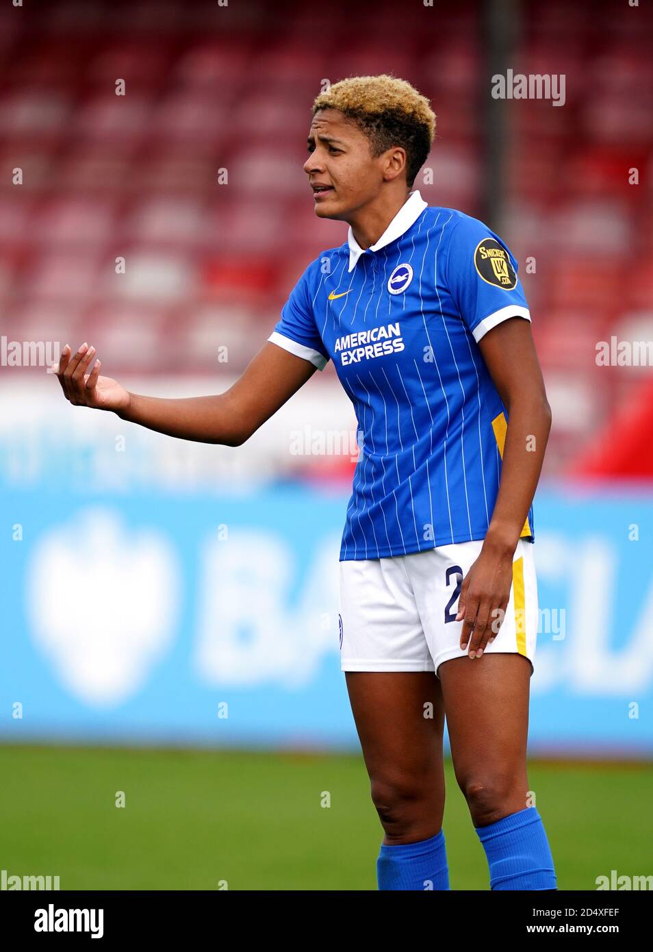 Brighton and Hove Albion's Victoria Williams during the FA Women's ...