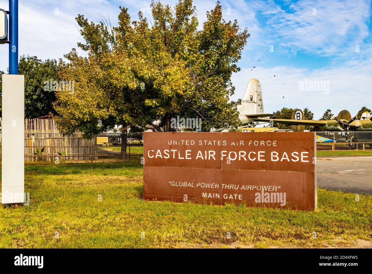 Castle Air Museum in Atwater California USA at Castle Air Force Base ...