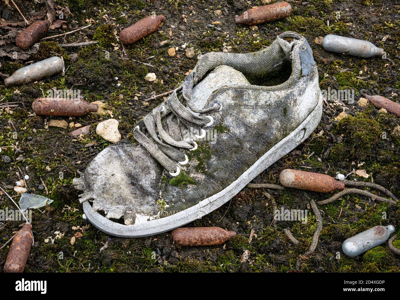 Abandoned trainer hi-res stock photography and images - Alamy