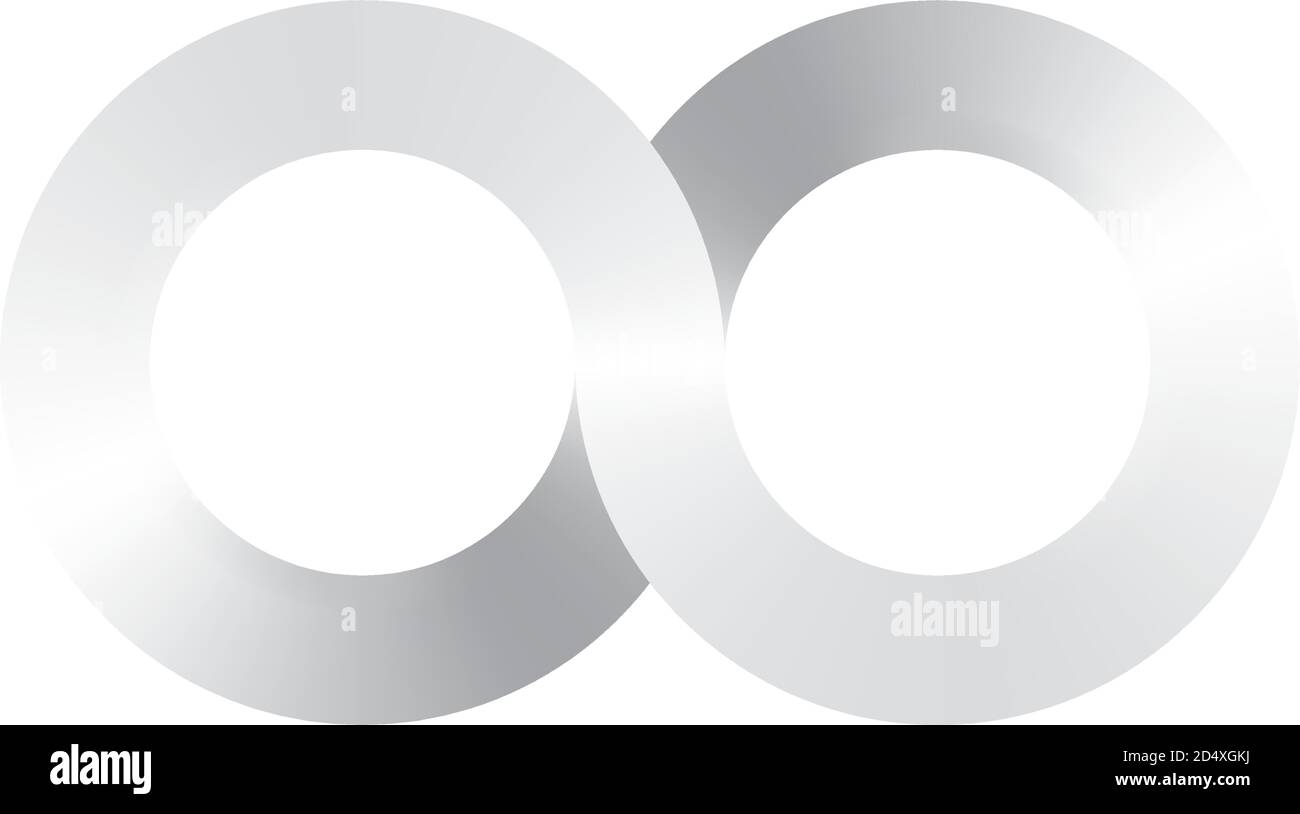 Infinity symbol icon, aka lemniscate, looks like sideways number eight ...