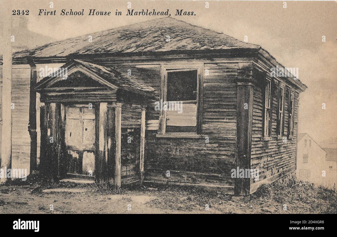 First School House in Marblehead, Massachusetts Stock Photo - Alamy