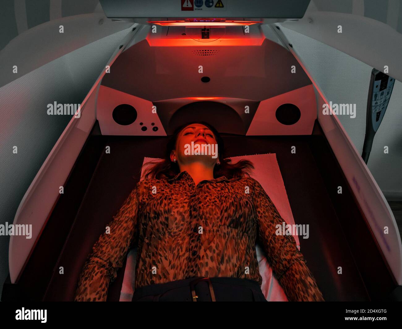 Patient lies on cosmetology hi-res stock photography and images - Alamy