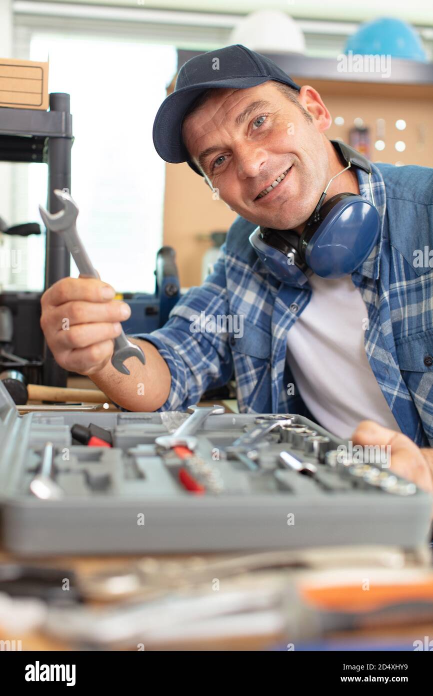 Toolbox equipment concept worker hi-res stock photography and images ...