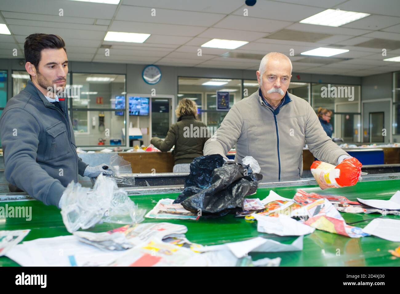 concept of segregating reusable garbage Stock Photo - Alamy