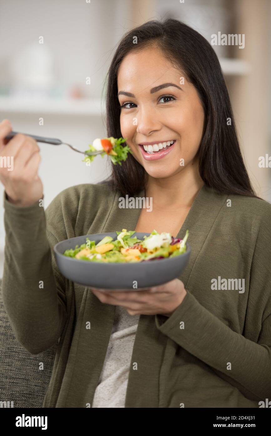 Woman eating pasta face hi-res stock photography and images - Alamy