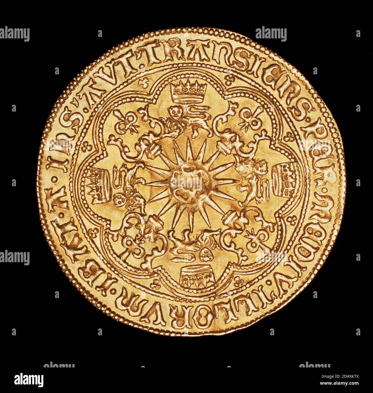 Rare Coin, England Gold Royal Queen Elizabeth I, Rose en Soleil with 16 ...
