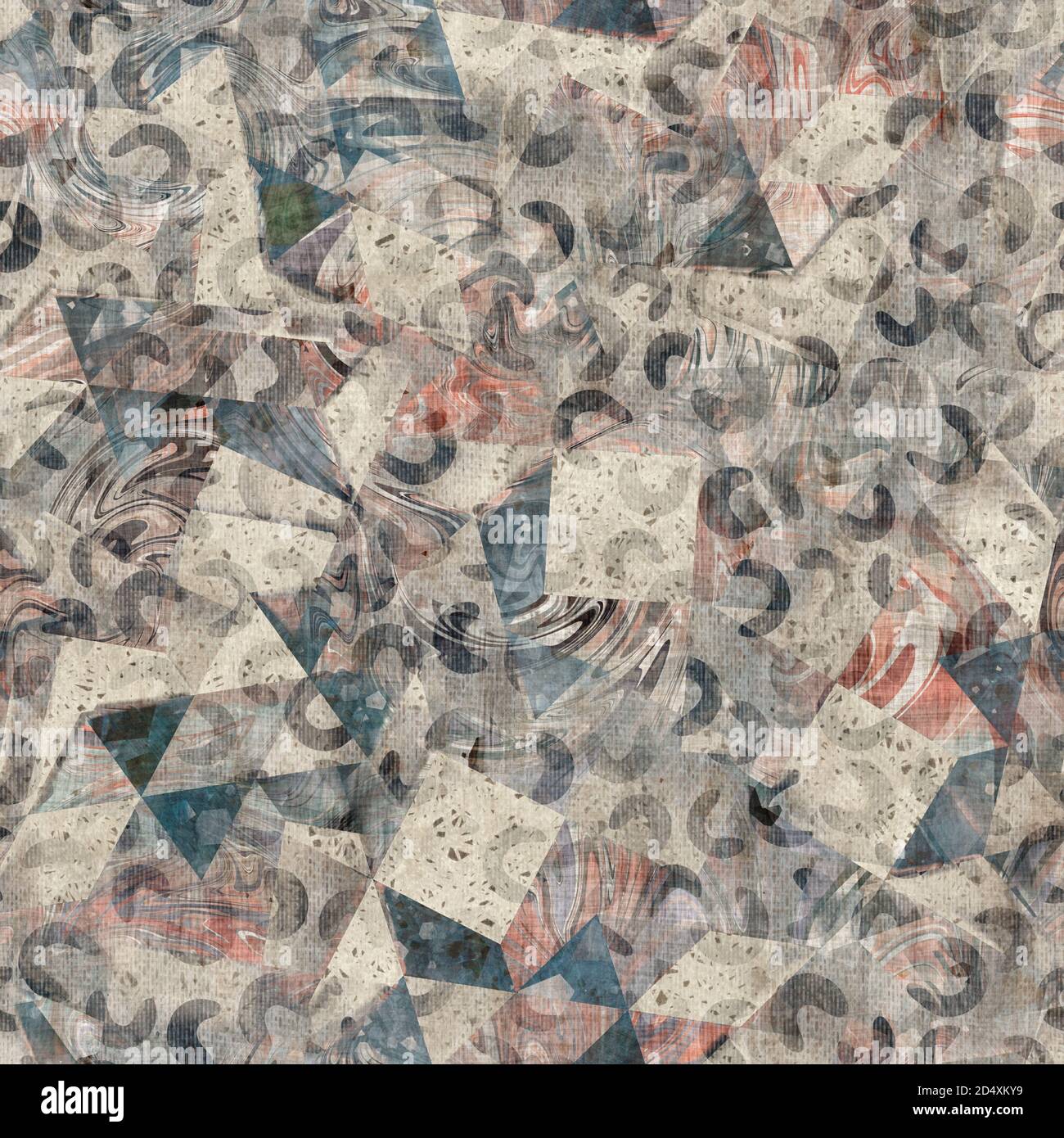 Chic formal grungy geo texture seamless pattern Stock Photo - Alamy