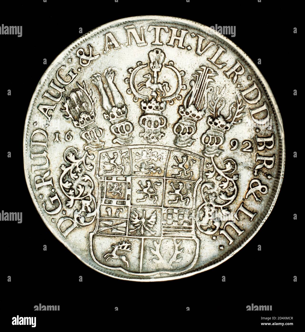 Rare German Coin, Brunswick, Wolfenbuttel Stock Photo - Alamy