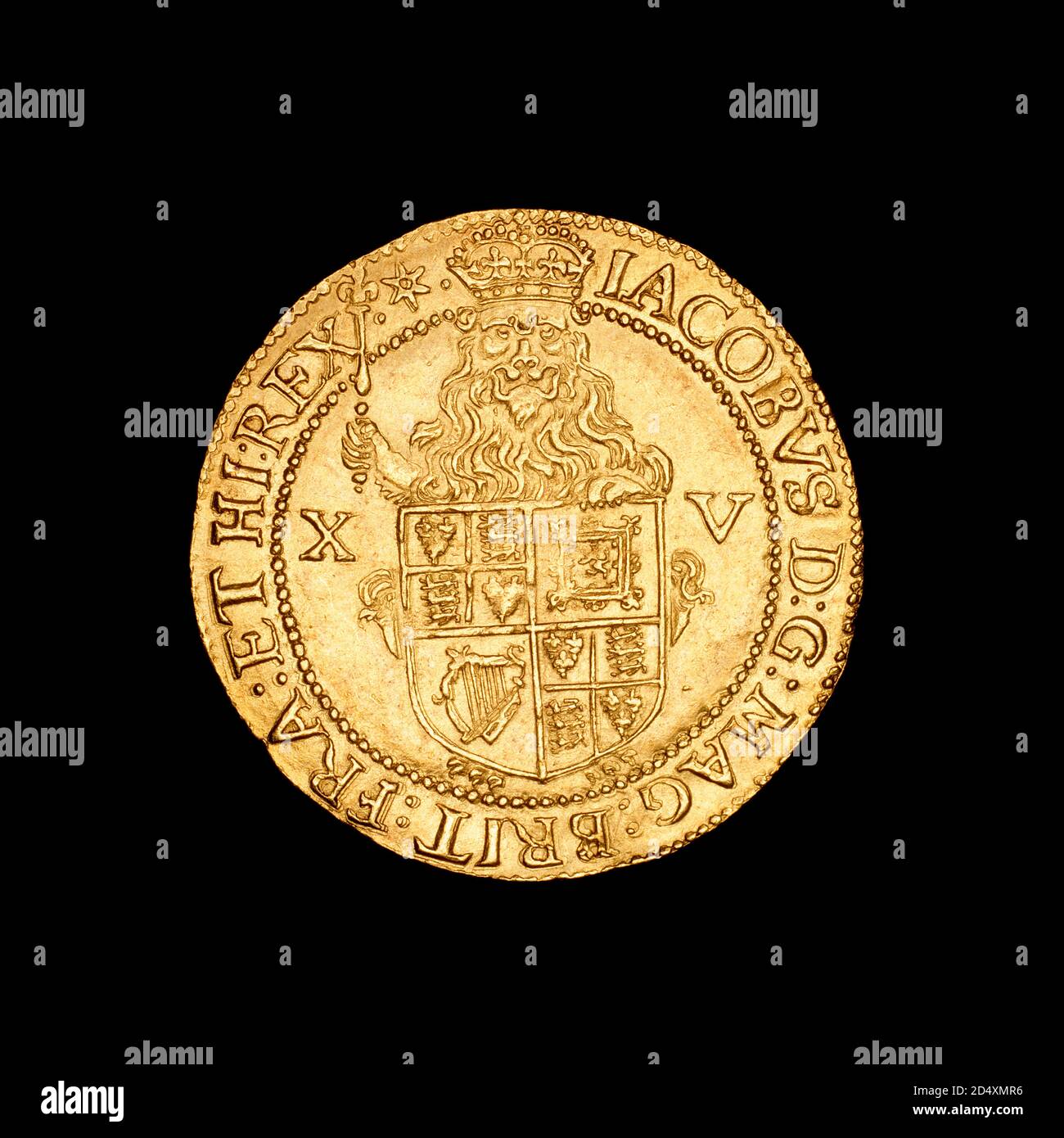 Hammered british coin hi-res stock photography and images - Alamy