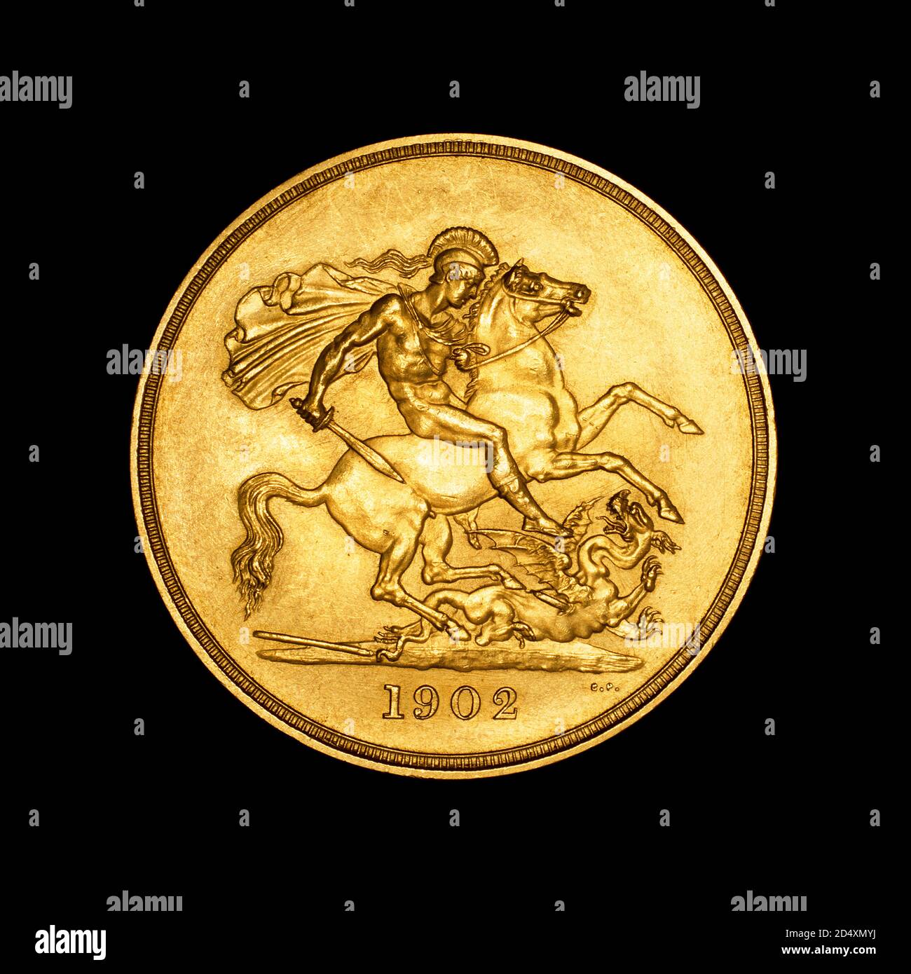 George and dragon coin hi-res stock photography and images - Alamy