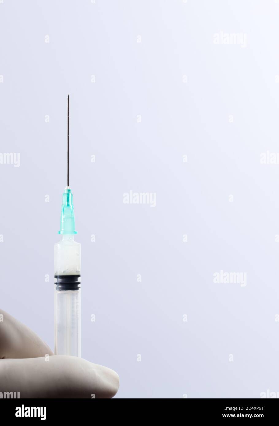 medical syringe cannula with white background Stock Photo - Alamy
