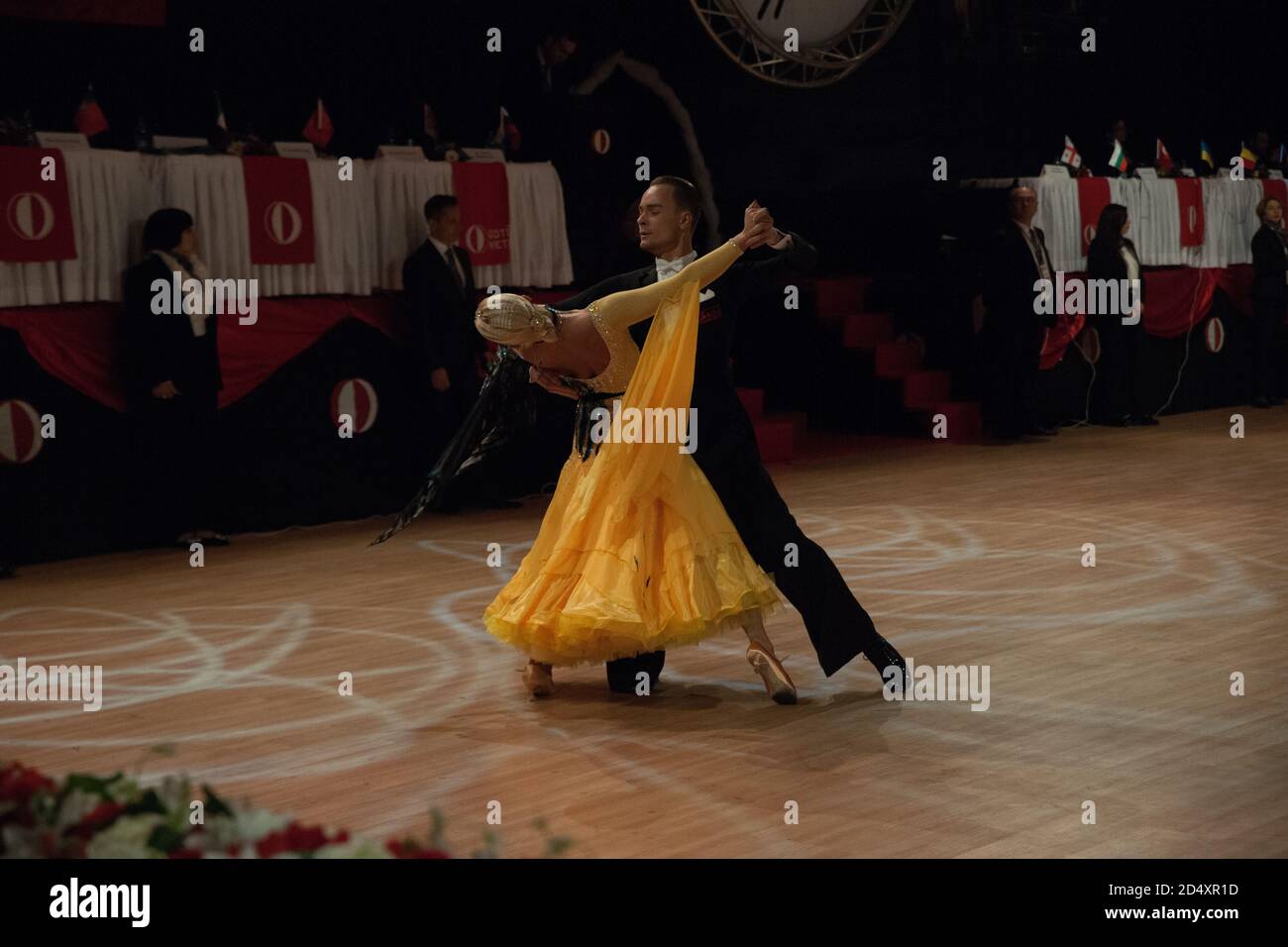 ANKARA, TURKEY - NOVEMBER 04, 2016: People compete in dancesport for ...
